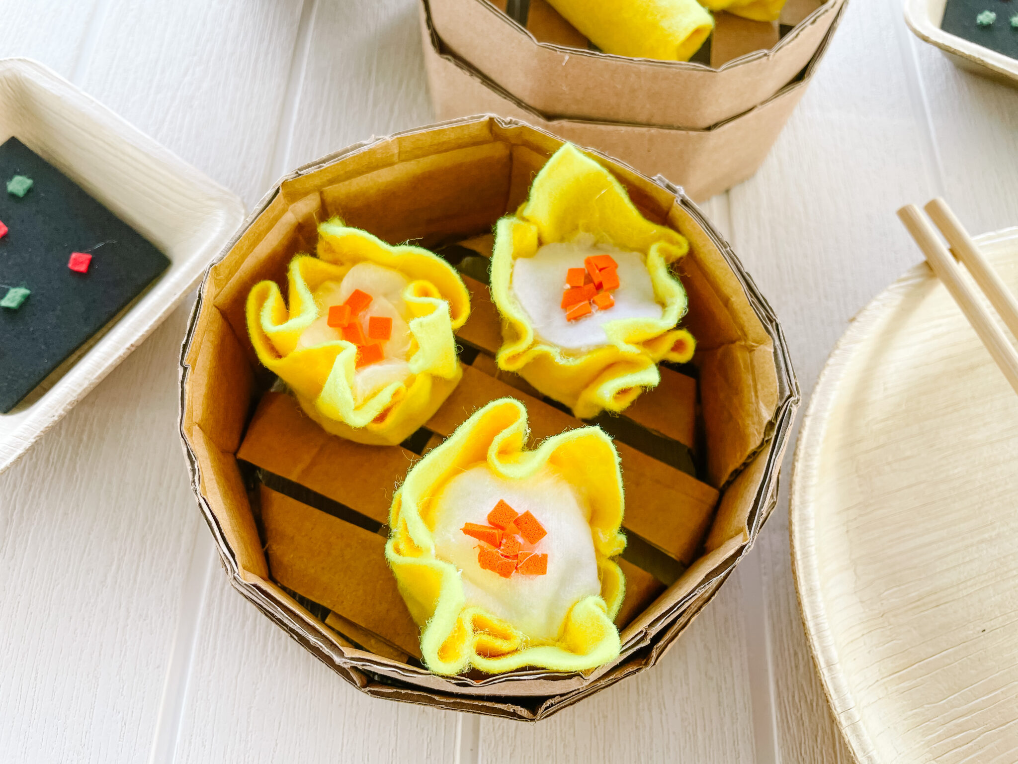 DIY Felt Dim Sum