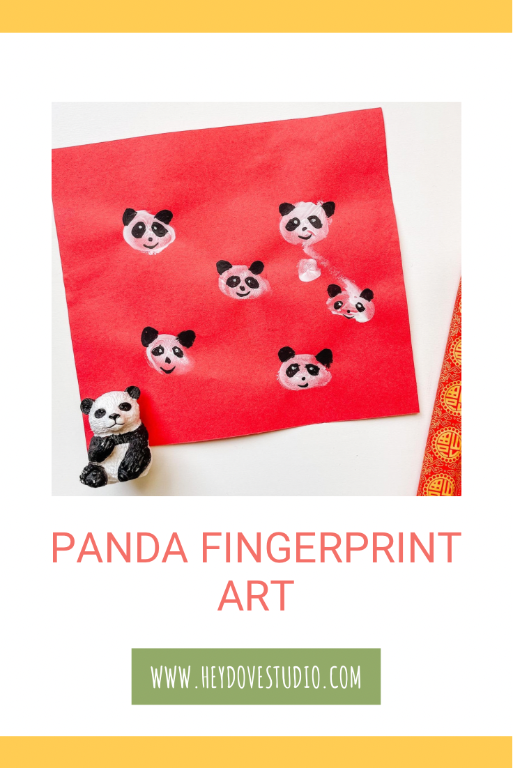 Panda Fingerprint Art
