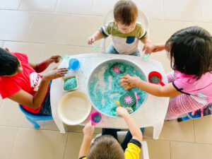 Koi Fish Sensory Bin