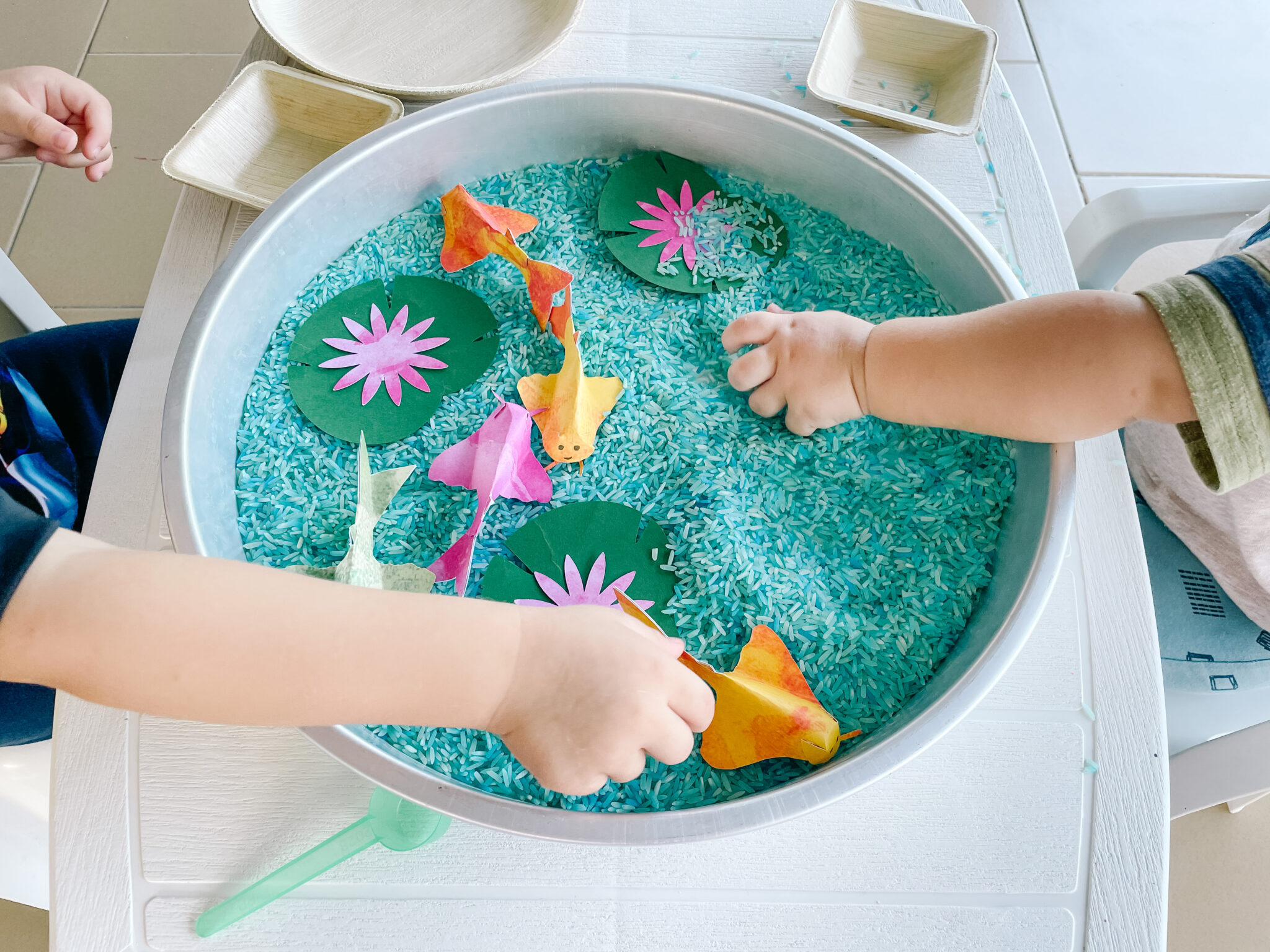 Koi Fish Sensory Bin