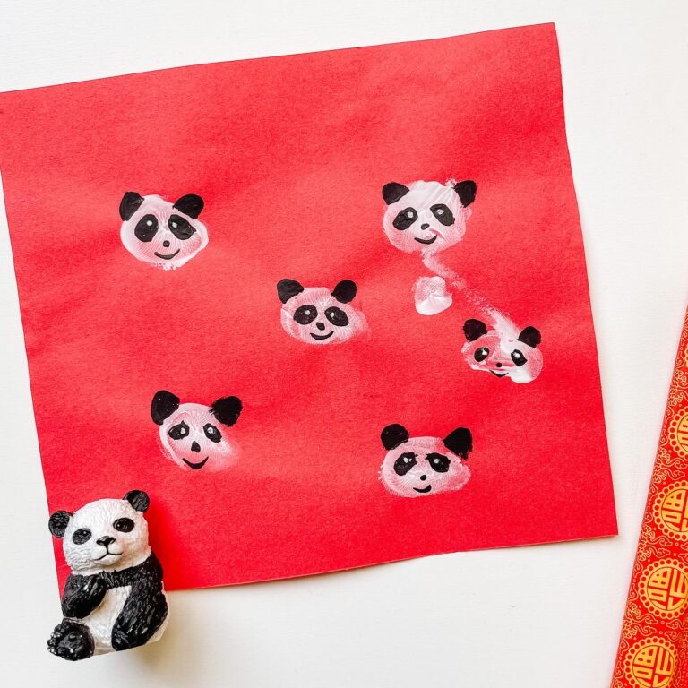 Panda Fingerprint Art