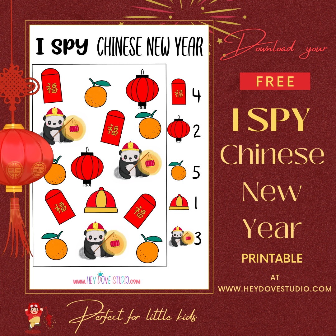 I SPY Chinese New Year Game