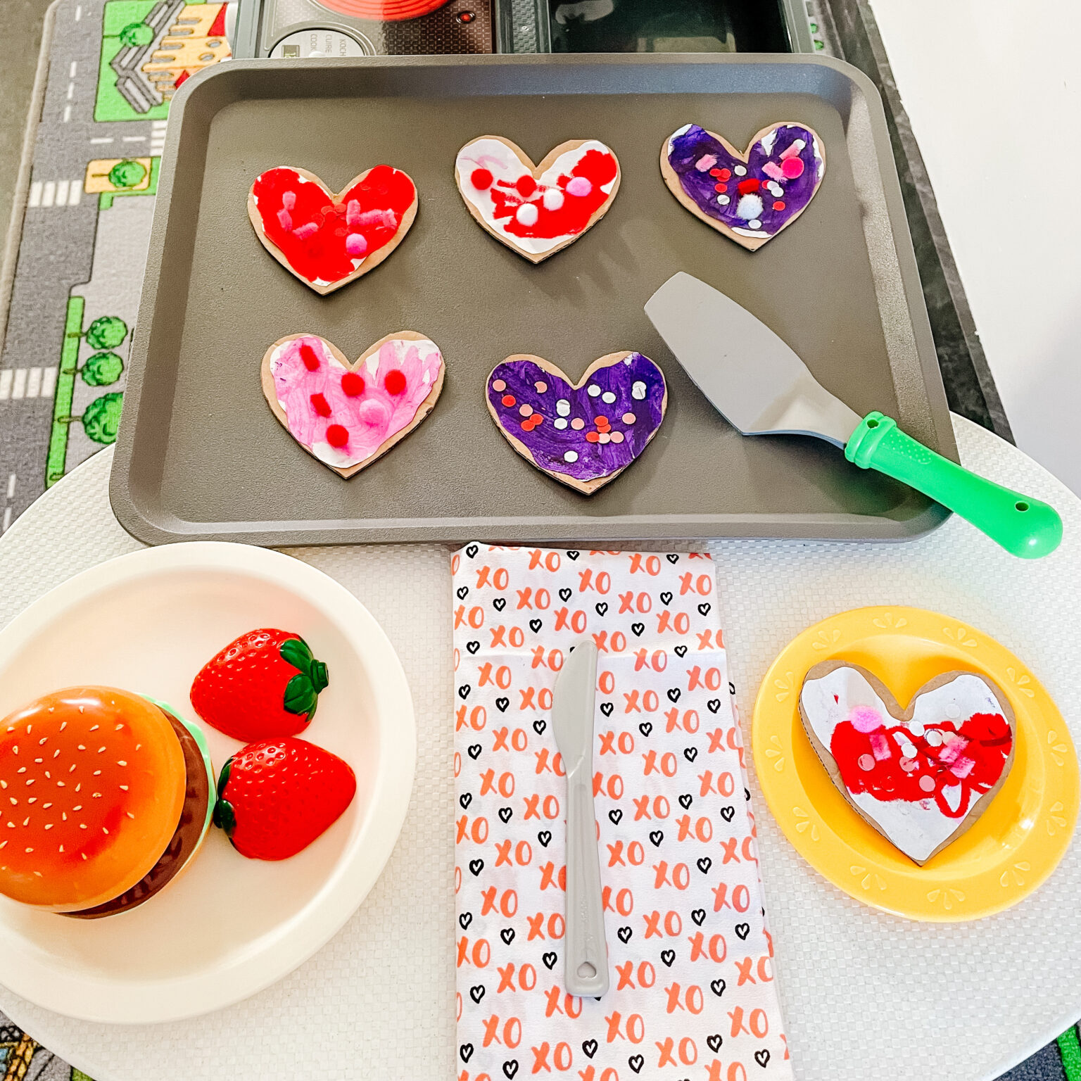 Cardboard Heart Cookies