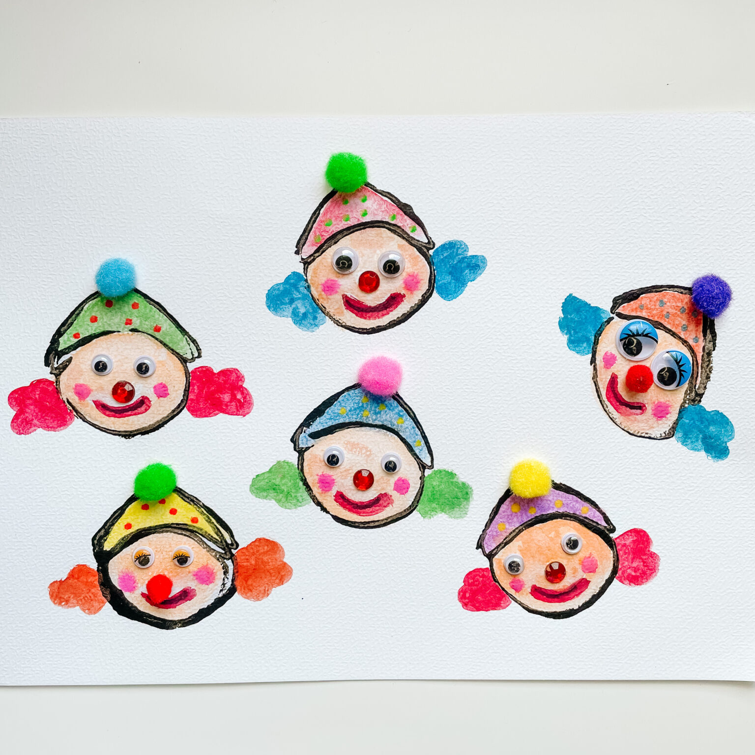 DIY Clown Mask Printables