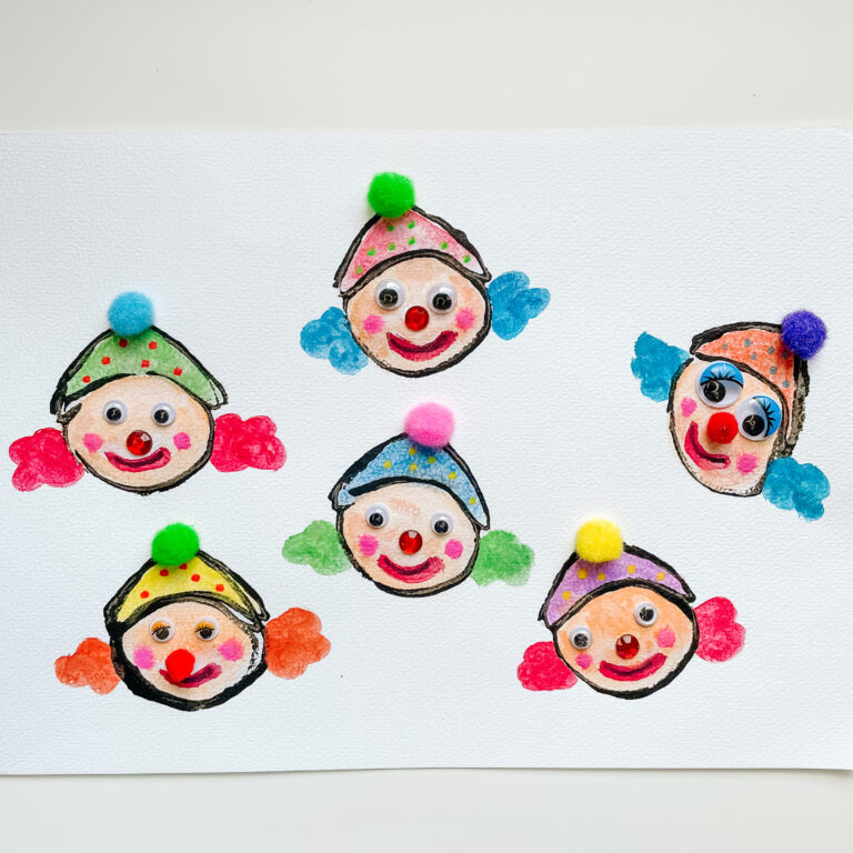 DIY Clown Mask Printables