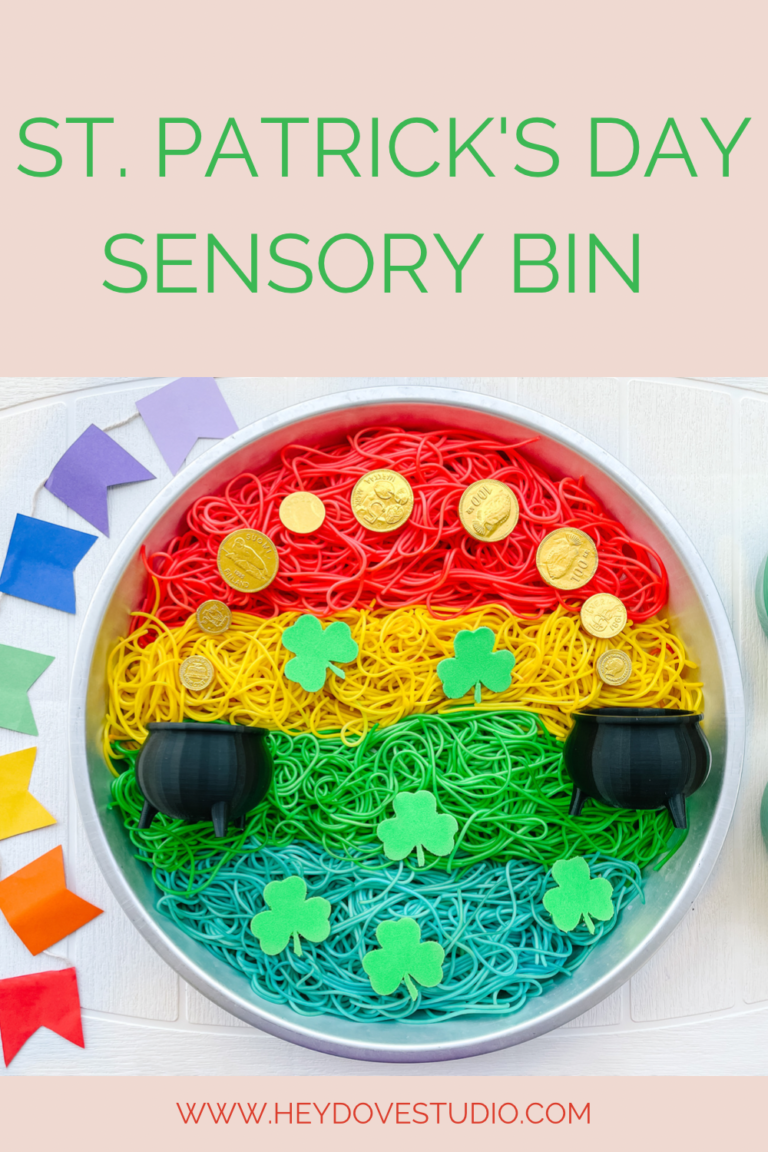 St. Patrick’s Day Sensory Bin