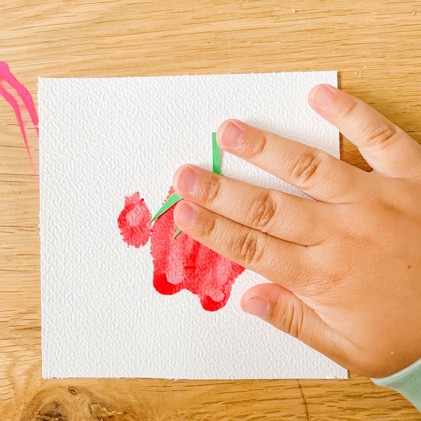 Tomato Knuckle Stamp Art