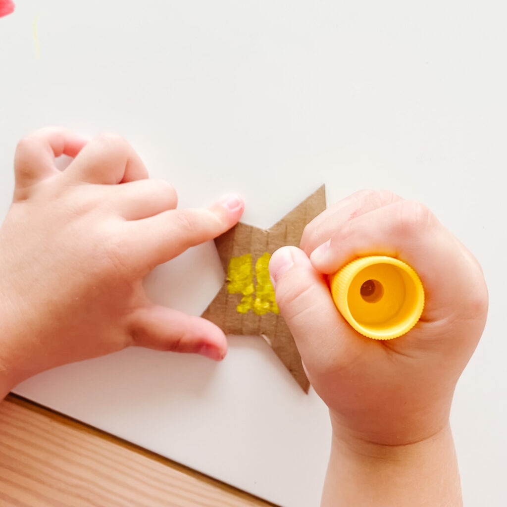Cardboard Trophy and Ribbon Badge Craft