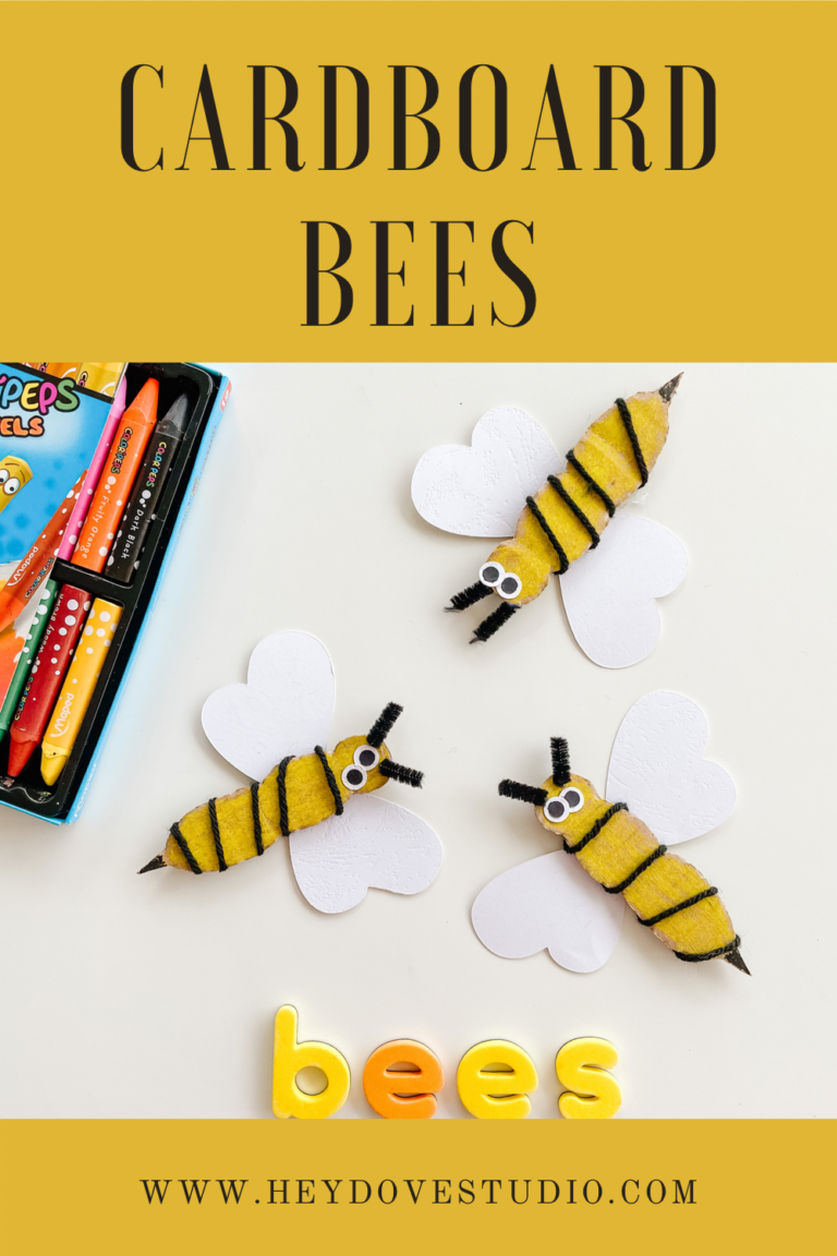 Cardboard Bees