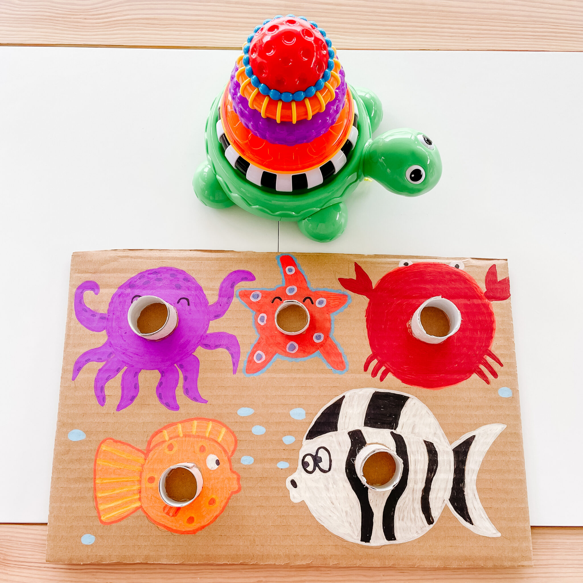 Koi Fish Sensory Bin