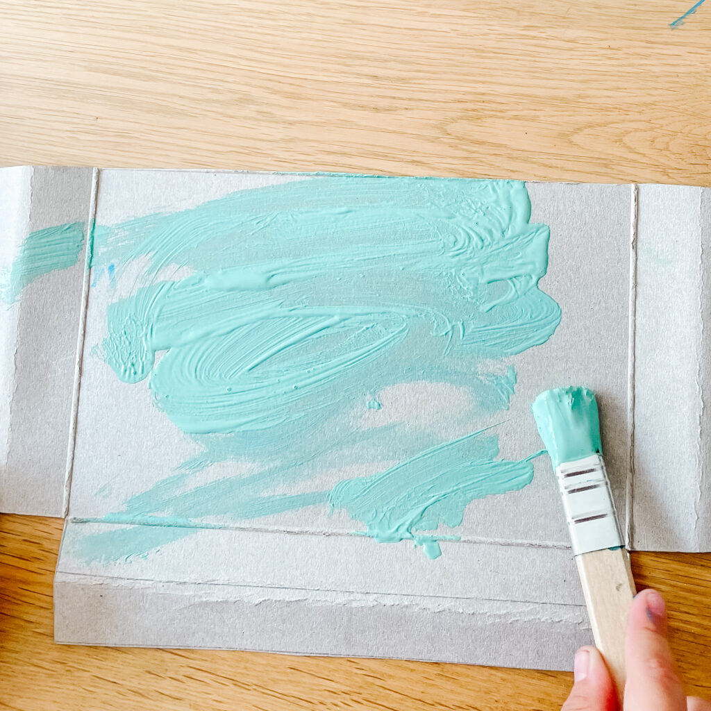 Cardboard Dinosaur Backpack