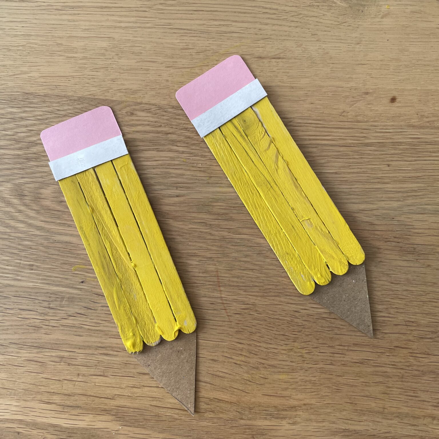 Popsicle Pencil Craft