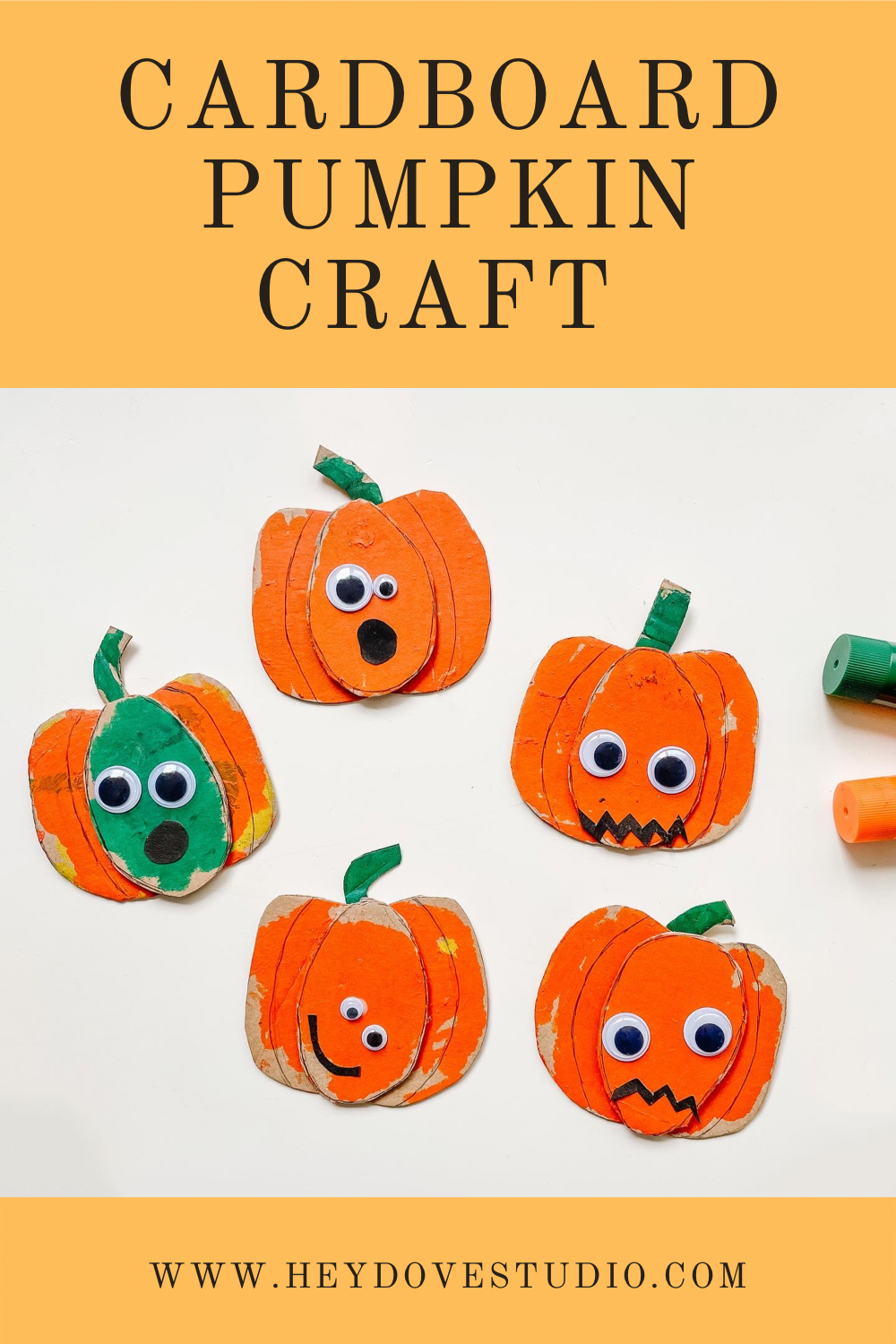 Cardboard Pumpkins