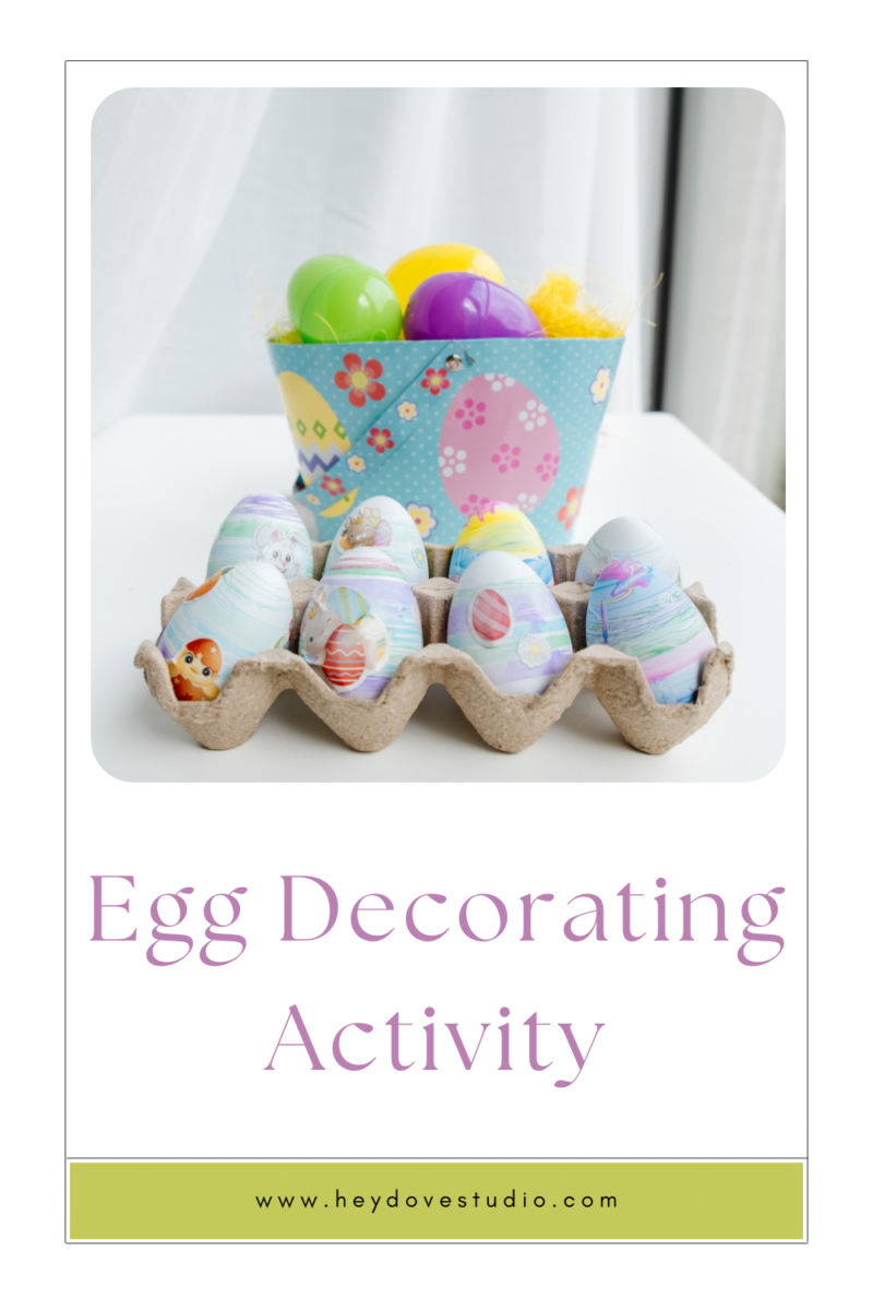 Egg Decorating Activity using an Electric Egg Decorator