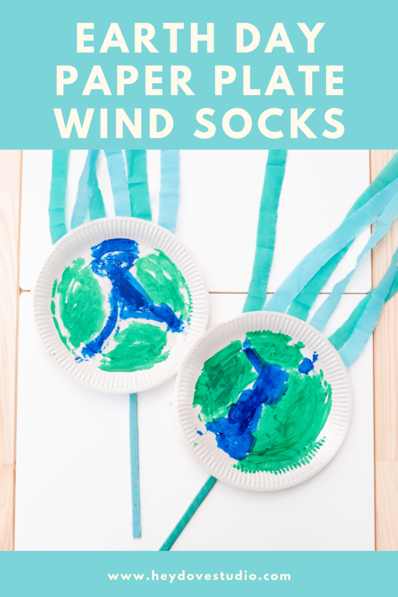 Earth Day Paper Plate Windsocks