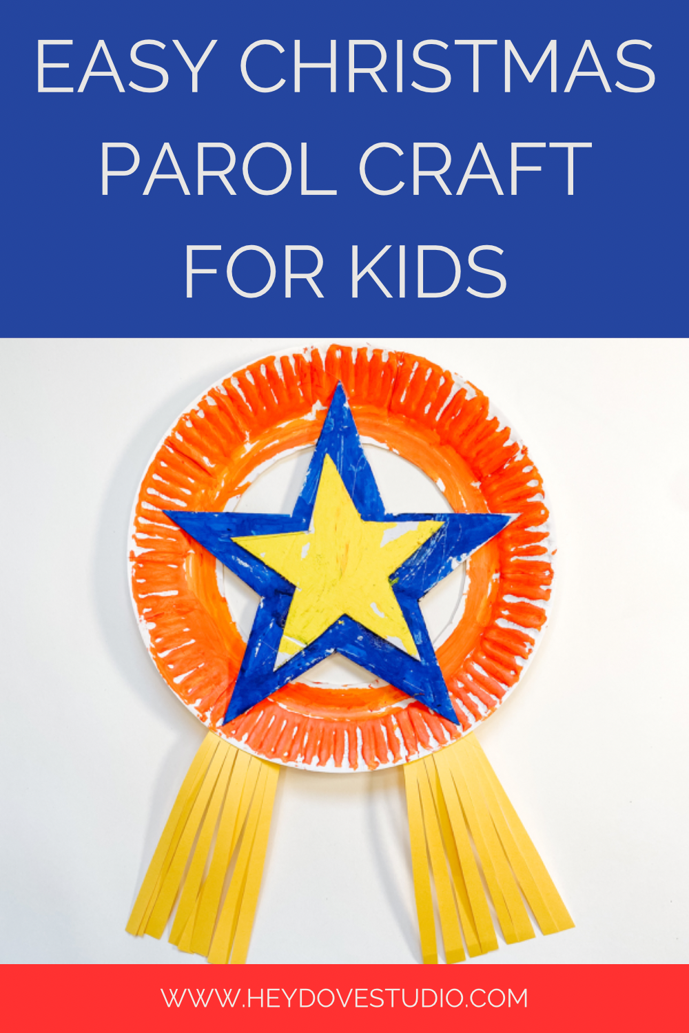 Easy Christmas Parol Craft for Kids