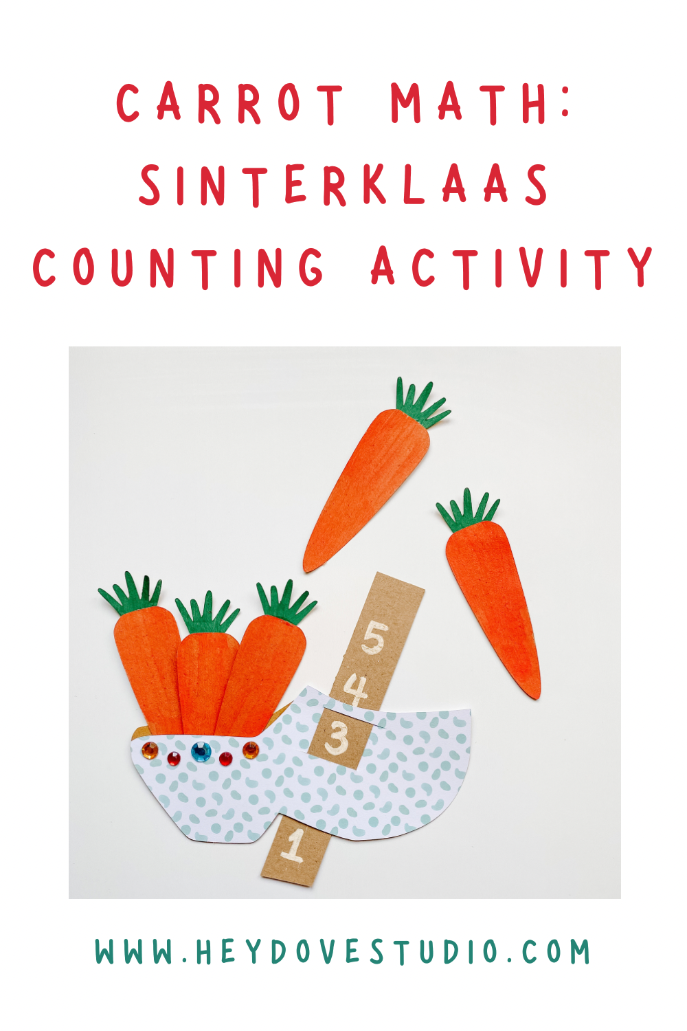 Carrot Math: Sinterklaas Counting Activity