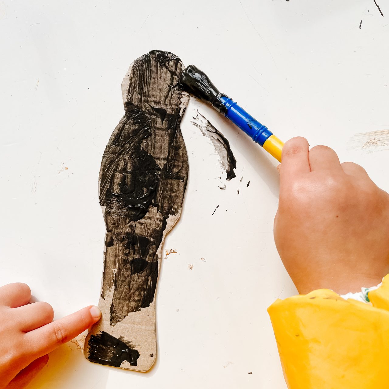 Cardboard Mummies Craft